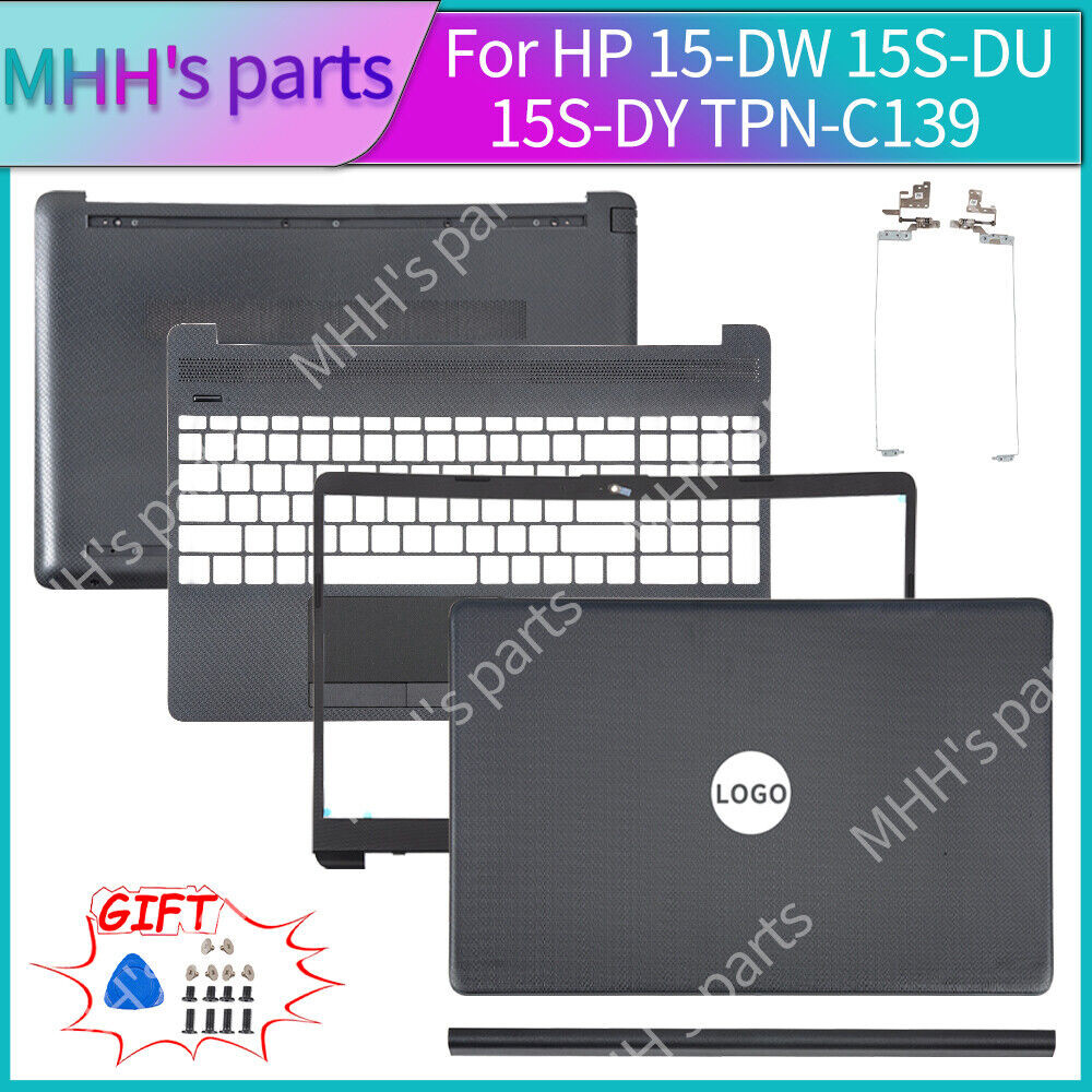 Laptop Case For HP 15-DW 15S-DU 15S-DY 250 G8 TPN-C139 Black Back Cover ...