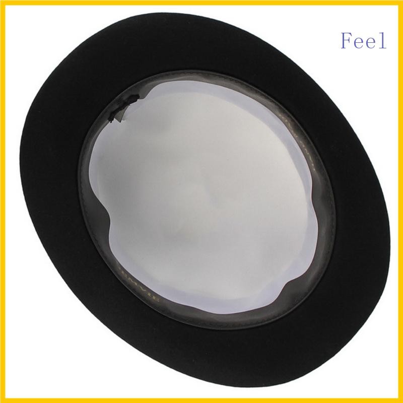 Best Elegant Flat Top Hat Role Play Costume Hat Stage Performances Wool ...