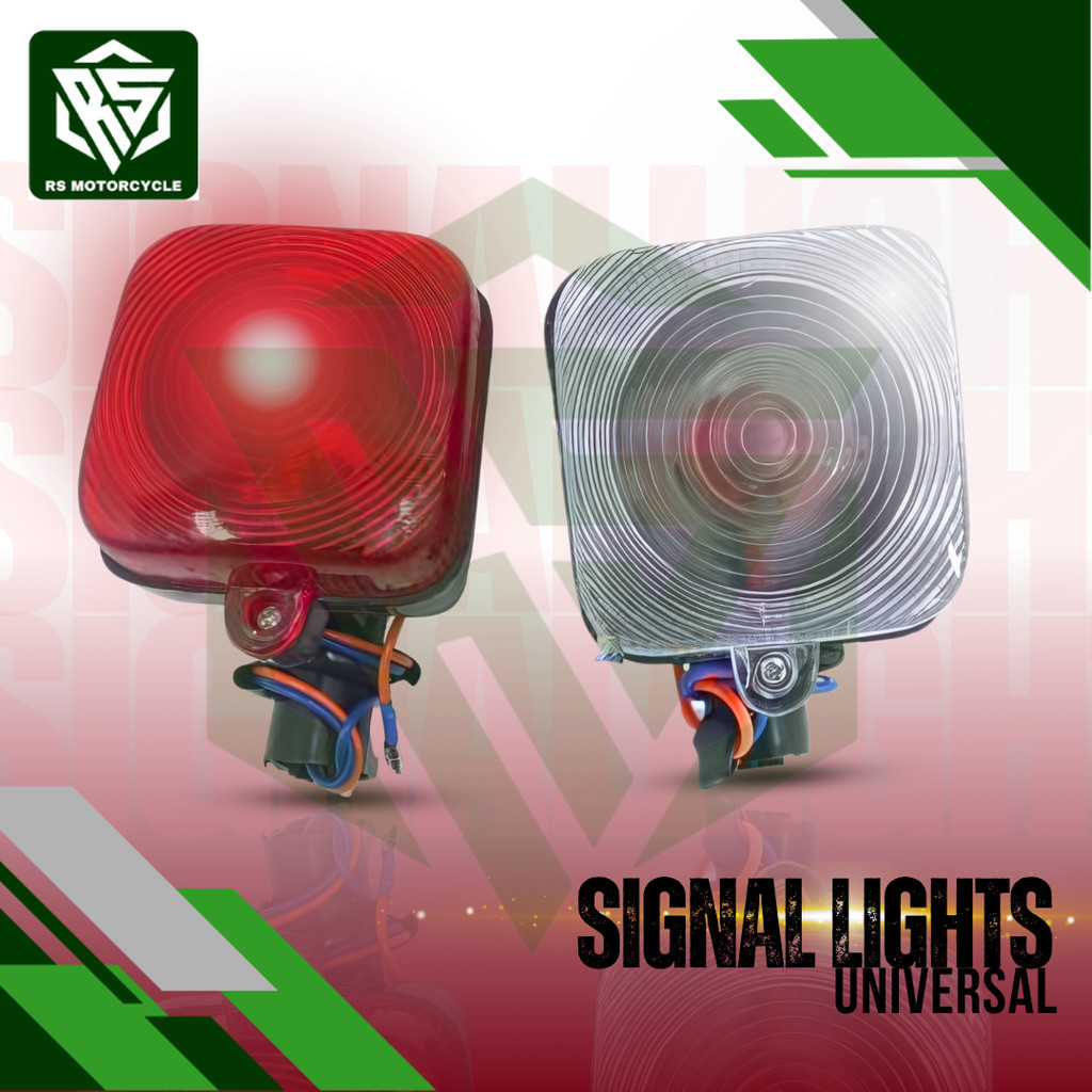 [RS MOTORCYCLE] 1PAIR SIGNAL LIGHT SMALL / LARGE / BRACKET FOR HONDA ...