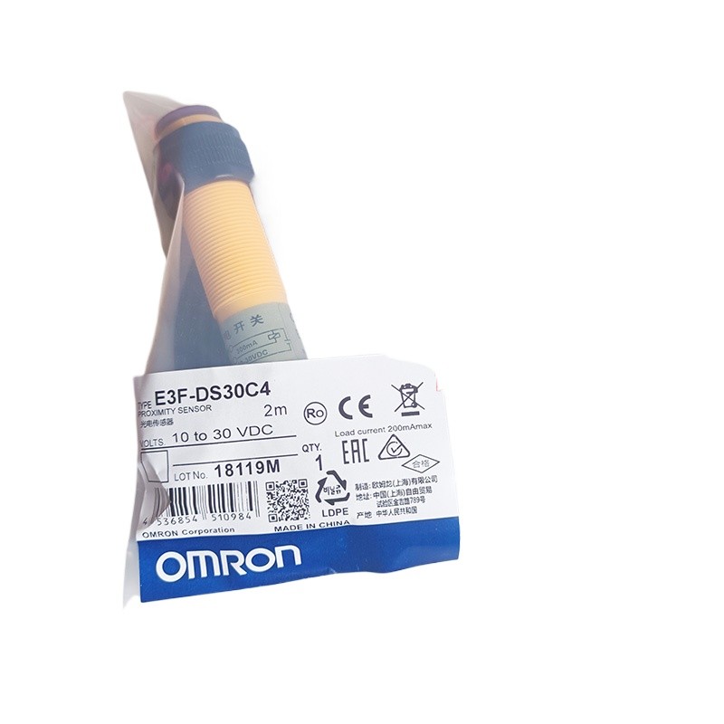 Omron diffuse reflection photoelectric switch E3F-DS30C4 three-wire NPN ...