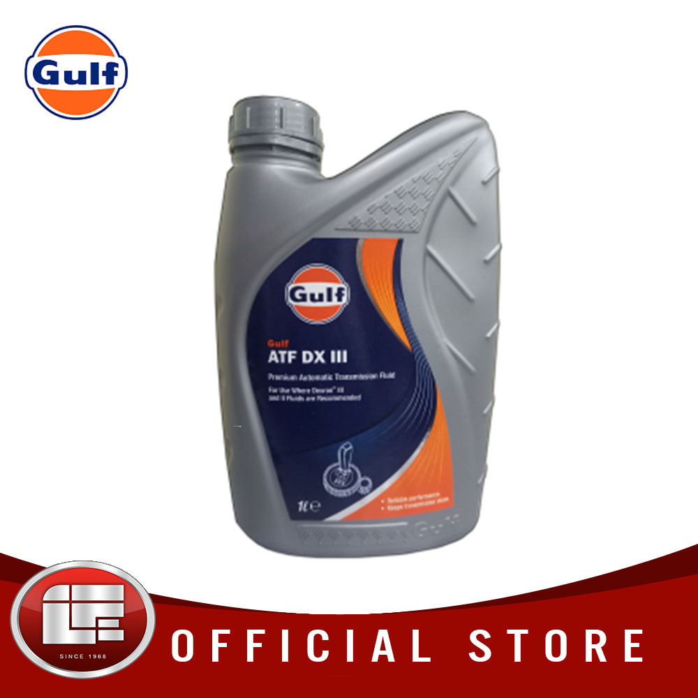 GULF ATF DX III PREMIUM AUTOMATIC TRANSMISSION FLUID 1 LITER | Shopee ...