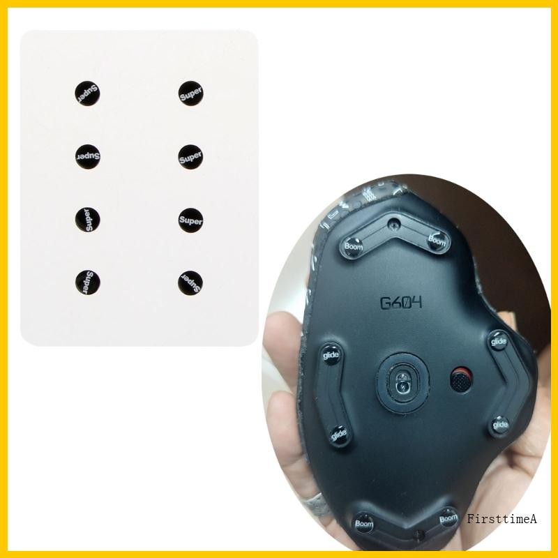 Fir Ultra Smooth Glass Mouse Feet Round Dot Gaming Mouse Skates Glides ...