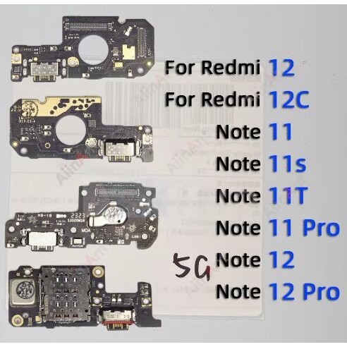 with ic Usb Charge Board For Xiaomi poco x5 pro Redmi Note 11 11E 11R ...
