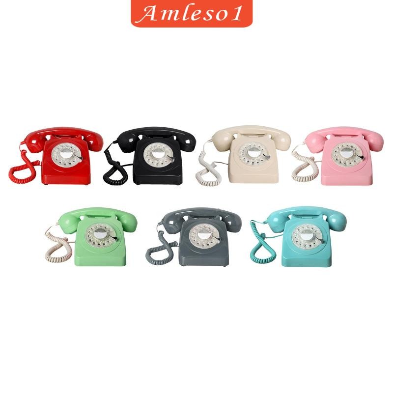 [Amleso1] Vintage Rotary Dial Telephone Redial Button 1960S European ...