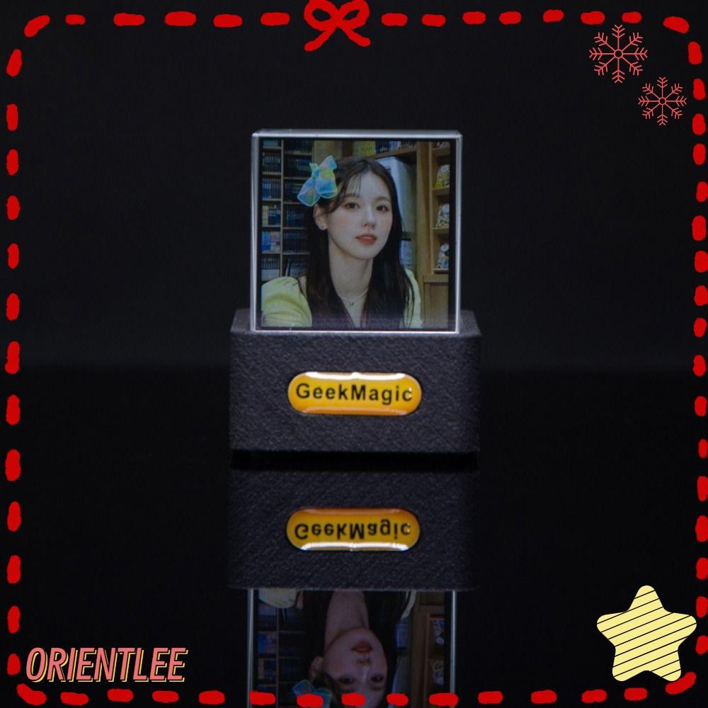 ORIENTLEE GeekMagic GIFTV Smart Weather Station, Holographic Creative ...