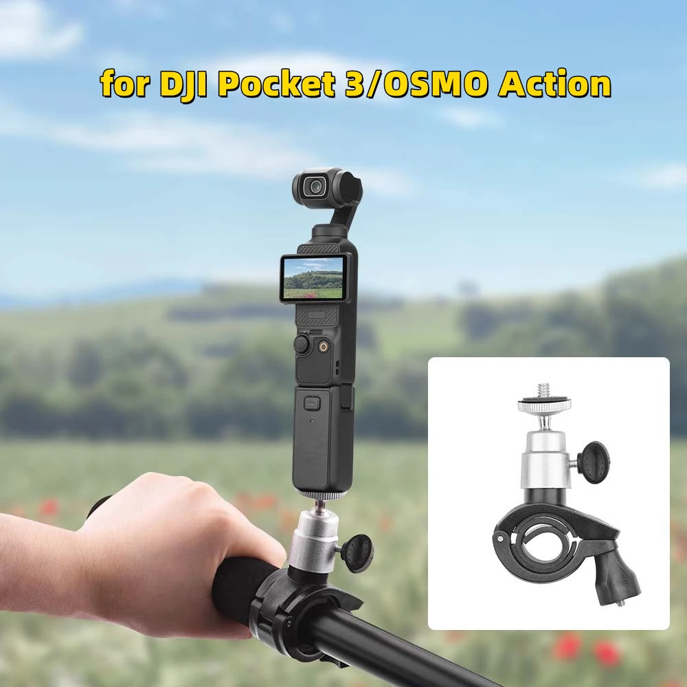 Bicycle Stand Bike Bracket Mount Holder for DJI OSMO Pocket 3 Clamp ...