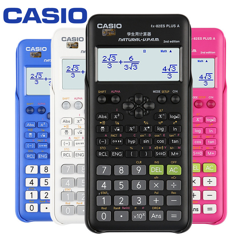 Casio Calculator FX-82ES PLUS Calculator for High School Exam ...