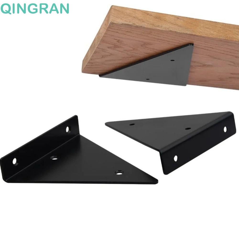 QINGRAN Invisible Triangle Bracket, Wall Mount Floating Triangle ...
