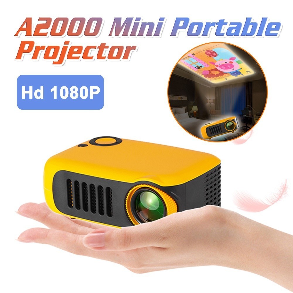 Portable Mini Projector for Cartoon Kids Gift Outdoor Movie Projector ...