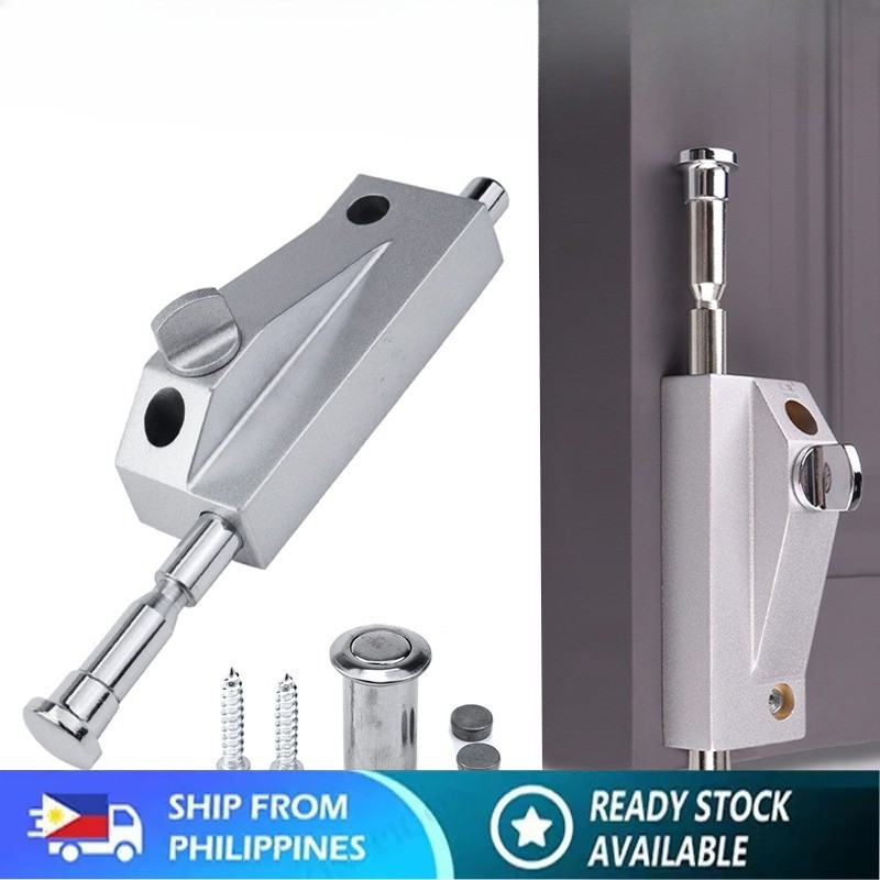 [COD] Aluminum Alloy Floor-standing Mortise Lock Glass Door Spring Bolt ...