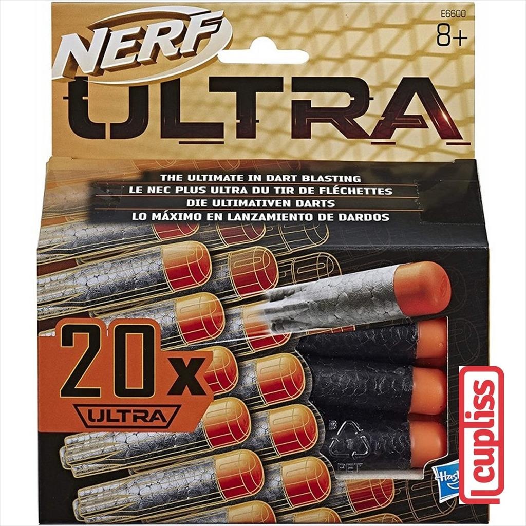 NERF Original Ultra Dart Refill 20 pcs Hasbro E6600 Cupliss KG | Shopee ...
