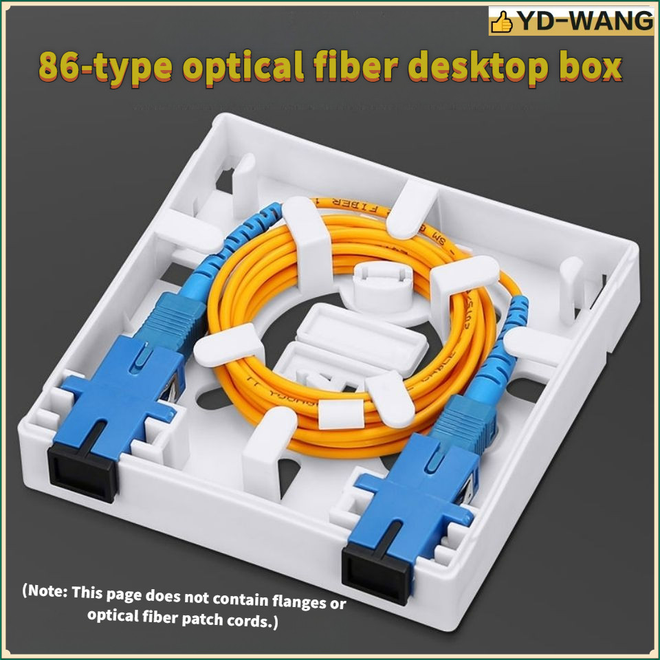 2-Port FTTH Optical Fiber Terminal Box 2-Channel Socket 2-Core Splitter ...