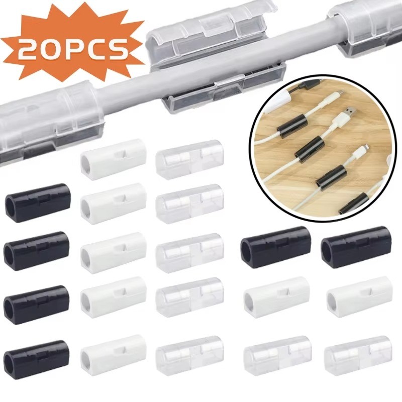 Self-Adhesive Wire Clip Organizer / Charging Lines USB Cables Clamp ...