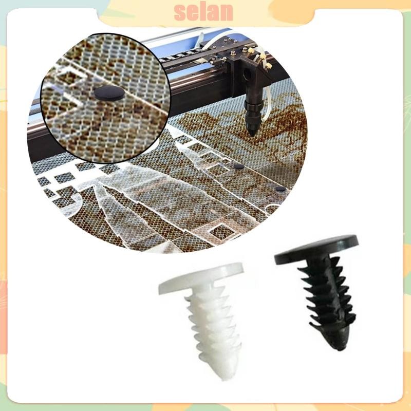 SEL 100 Pcs Tree-shape Rivets Push Pins Rivet Honeycomb Lasers Bed ...