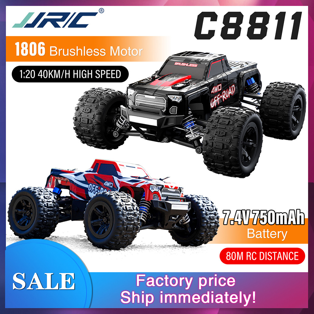 JJRC 4WD RC Car 2.4GHZ 40Km/h High Speed 1806 brushless Motor 80M RC ...