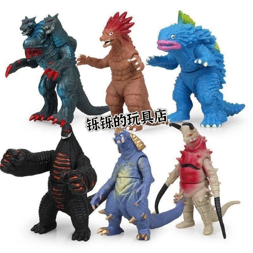 Ultraman Monster Toys Full Set Soft Rubber Figures Package Seven Red ...