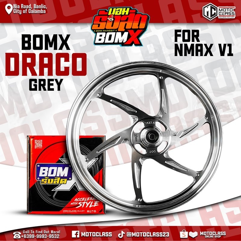 BOM RANGSIT DRACO NMAX V1 AND NMAX2020 MAGS 6 SPOKES | Shopee Philippines
