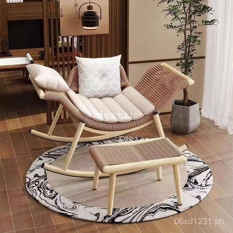 Courtyard Single Rocking Chair Adult Outdoor Sofa Chair Home Recliner ...