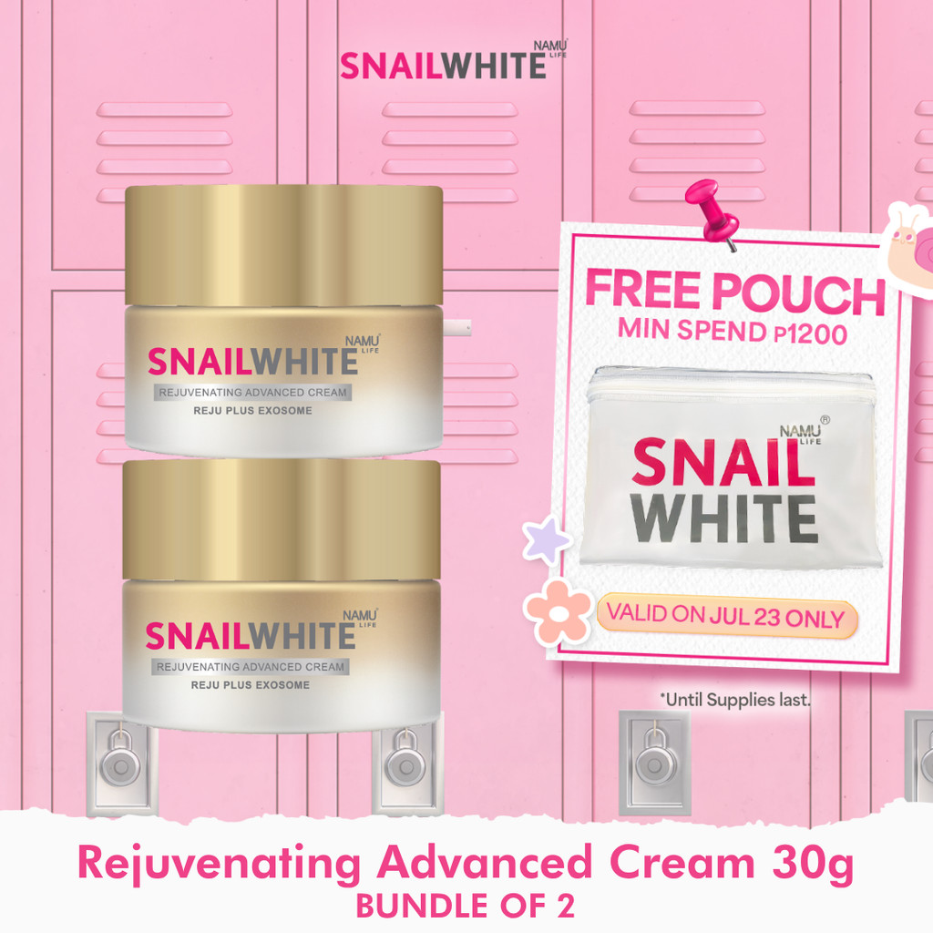 SNAILWHITE Rejuvenating Advance Cream Reju Plus Exosome 30mL Bundle of ...