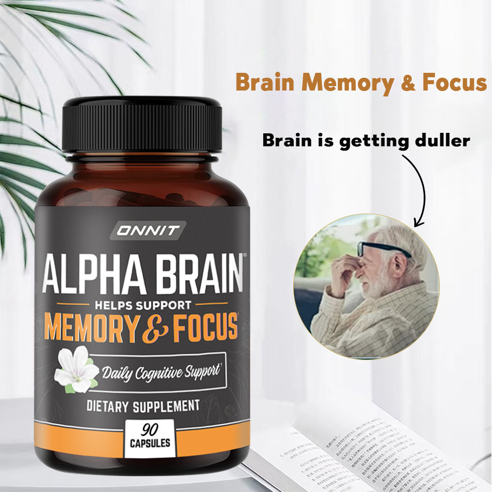Alpha Brain Supplement, Advanced Memory Formula - Helps With Brain ...