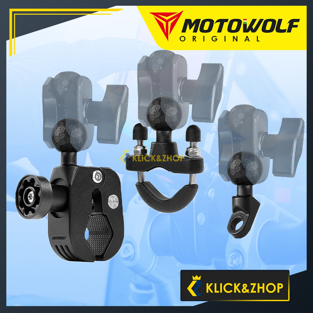 Motorcycle Replacement Mounts – 18mm & 25mm Ball Joints For Phone ...
