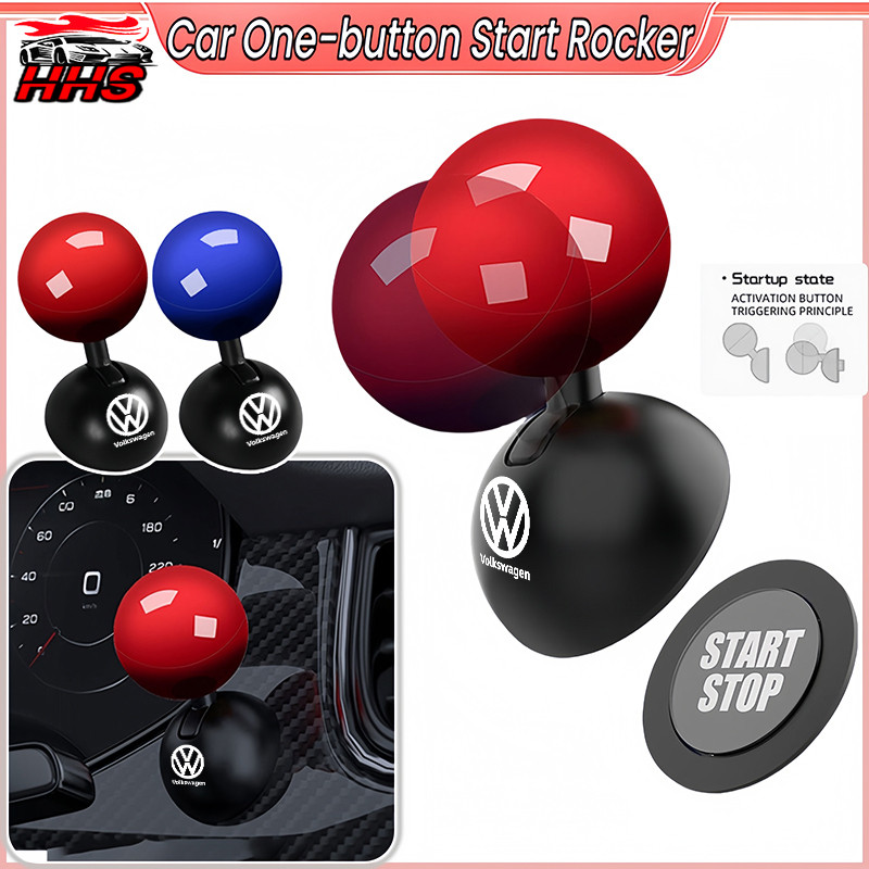Volkswagen Car One-button Start Lever Lgnition Engine Ball Shape Push ...