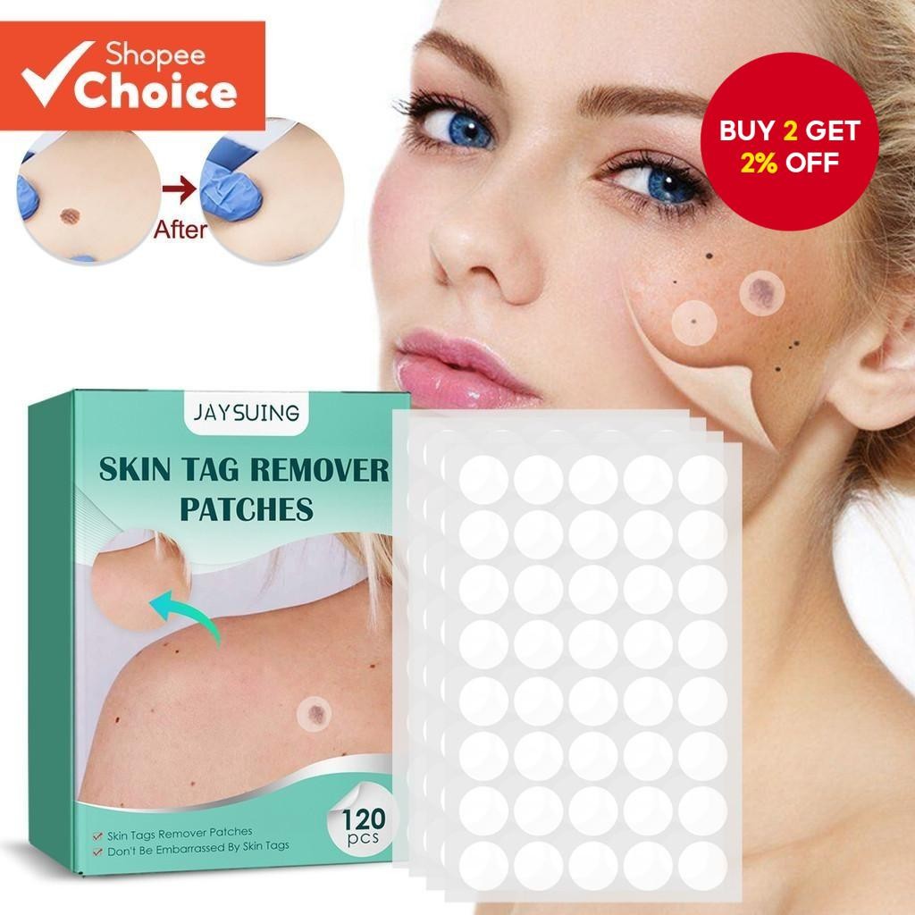 120 Pieces/Box Wart Removal Patch, Safe and Painless, Skin Tag Patch ...
