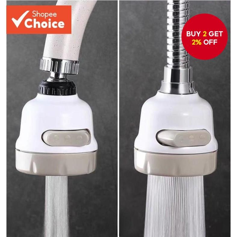 Kitchen Faucet Head Water Save Anti Splash Rotatable Faucet Taps Shower ...