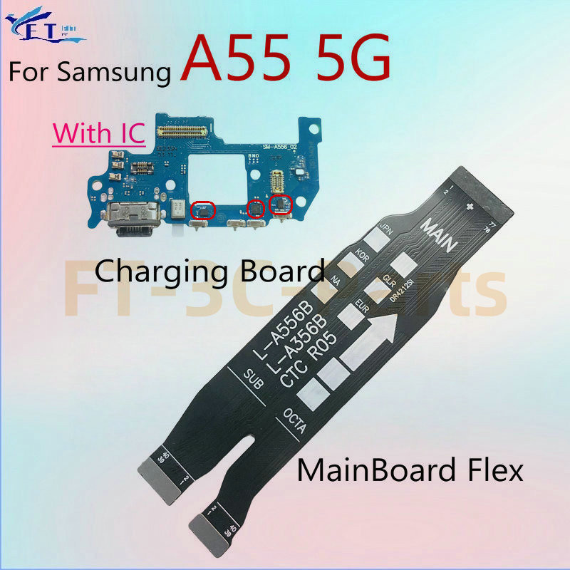 For Samsung A55 5G Charging Board USB Charging Port Microphone Dock ...