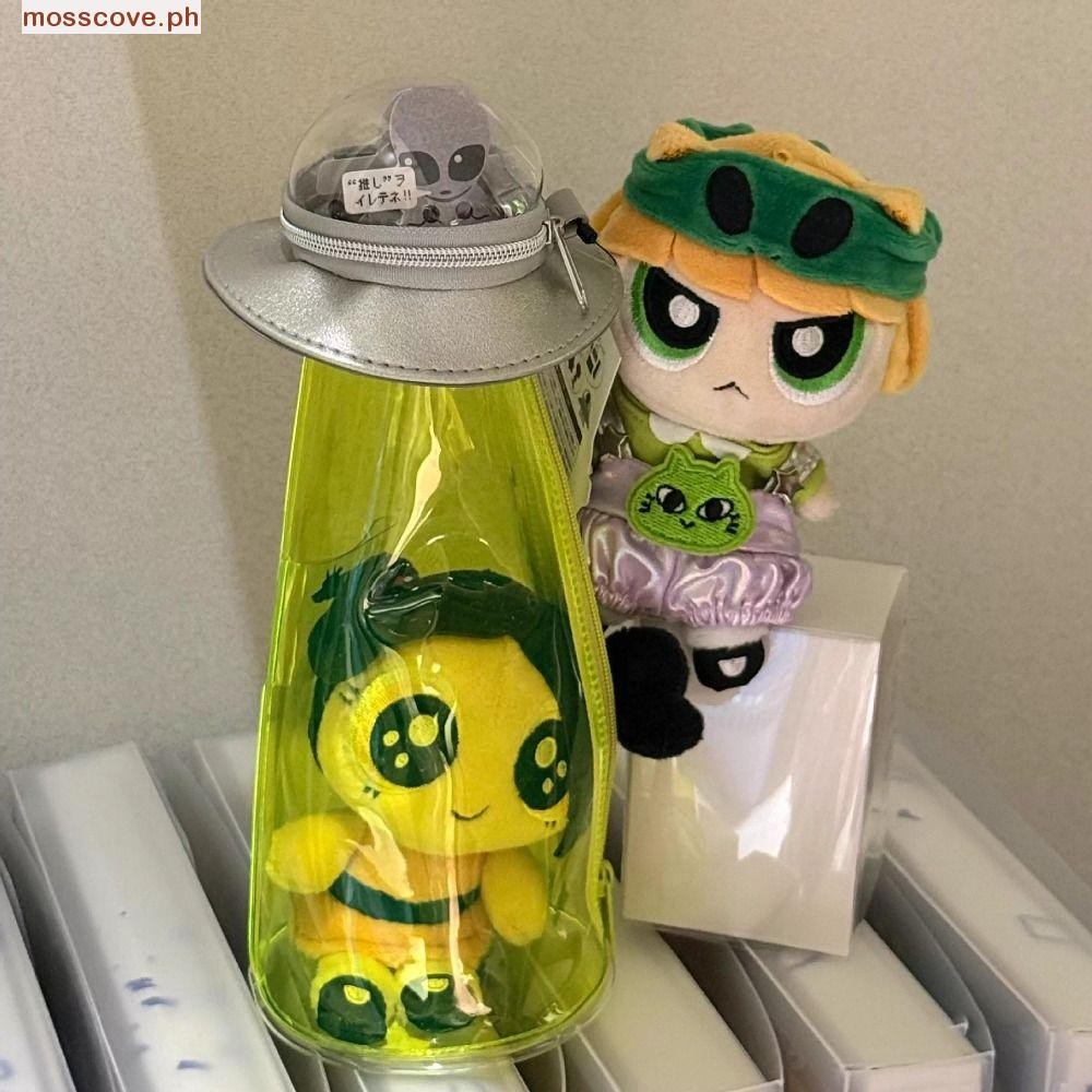 MOSSCOVE Japanese PVC Stationery Bag, Transparent Display Vertical Pen ...