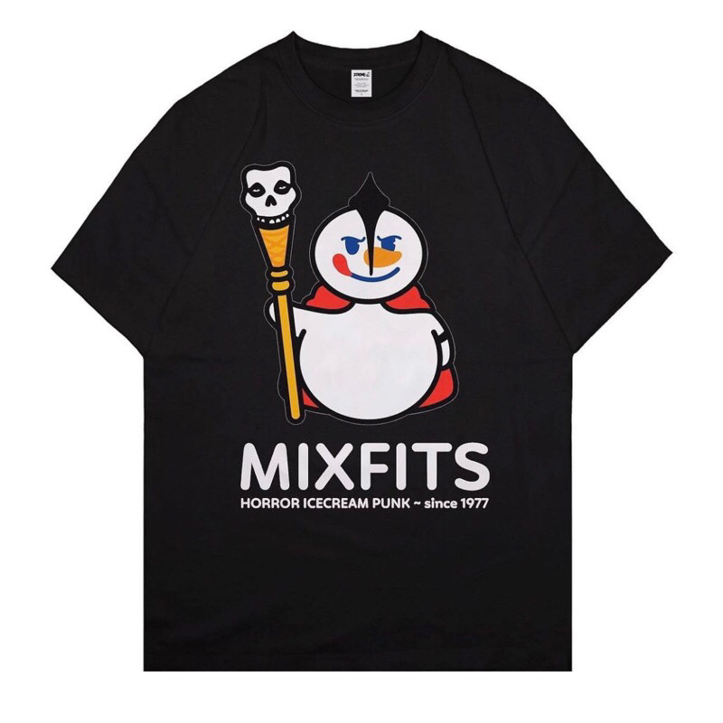 MISFITS Horror ice Cream punk Since 1997 Black 24s Cotton Combed T ...
