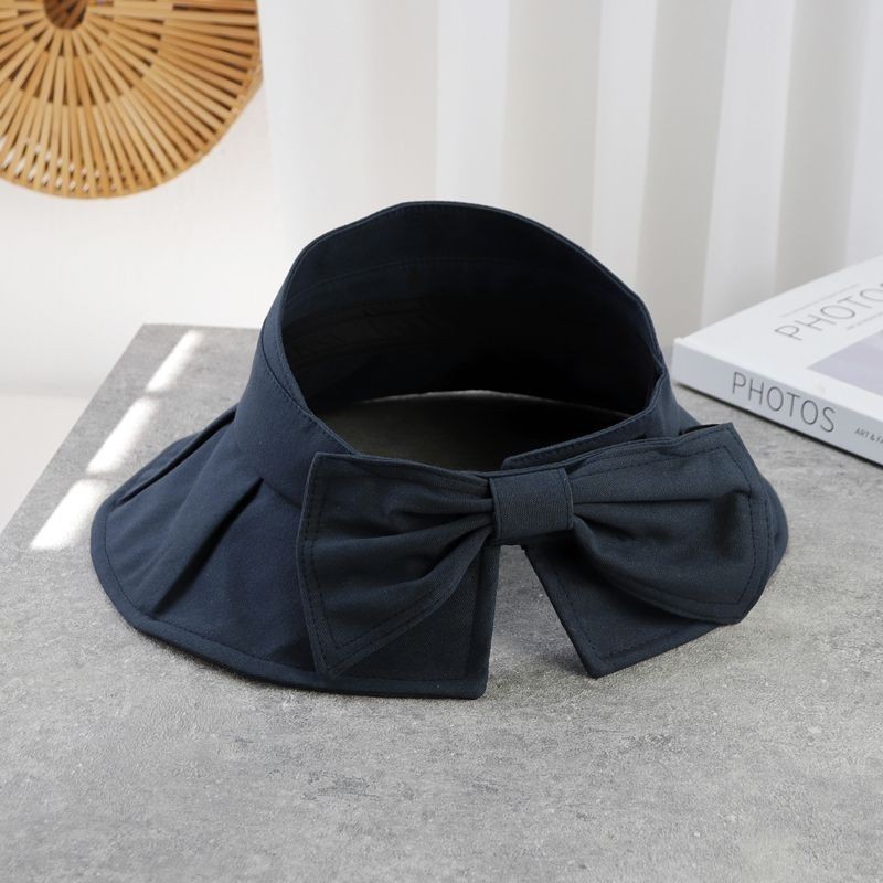 [New Product Ready Stock] Japanese style big bow hollow top hat women ...