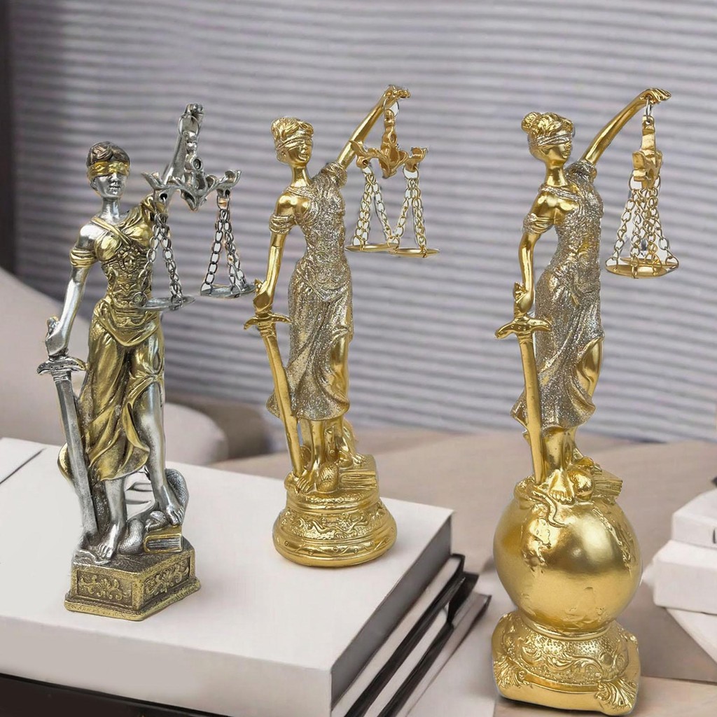 Resin Lady Justice Statue Fairness Justice Lady Statue Greek Roman ...