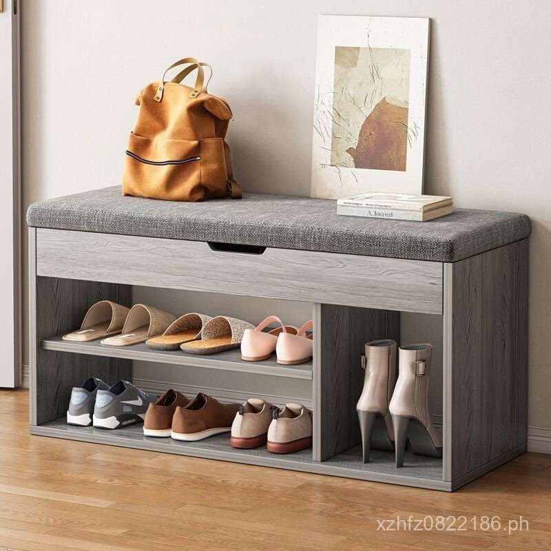 Shoe Changing Bench Multifunctional Integrated Shoe Cabinet with Seat ...