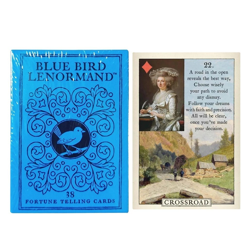 blue bird lenormand oracle cards 38 blue bird lenormand oracle cards ...
