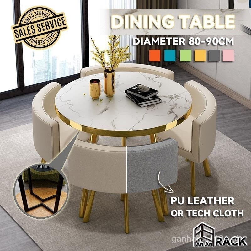 Dining Table Dining Table Set Light Luxury Table and Chair Combination ...