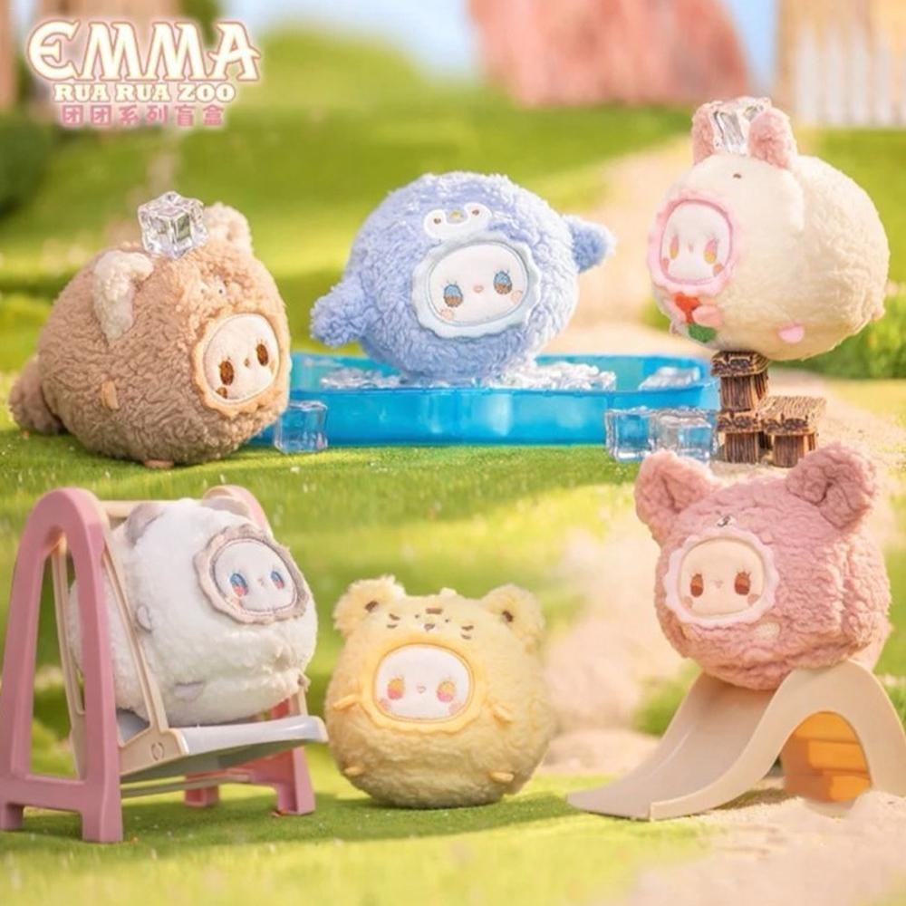EMMA RUA RUA ZOO Blind Box Zoo Cute Trendy Plush Doll Birthday Gift for ...