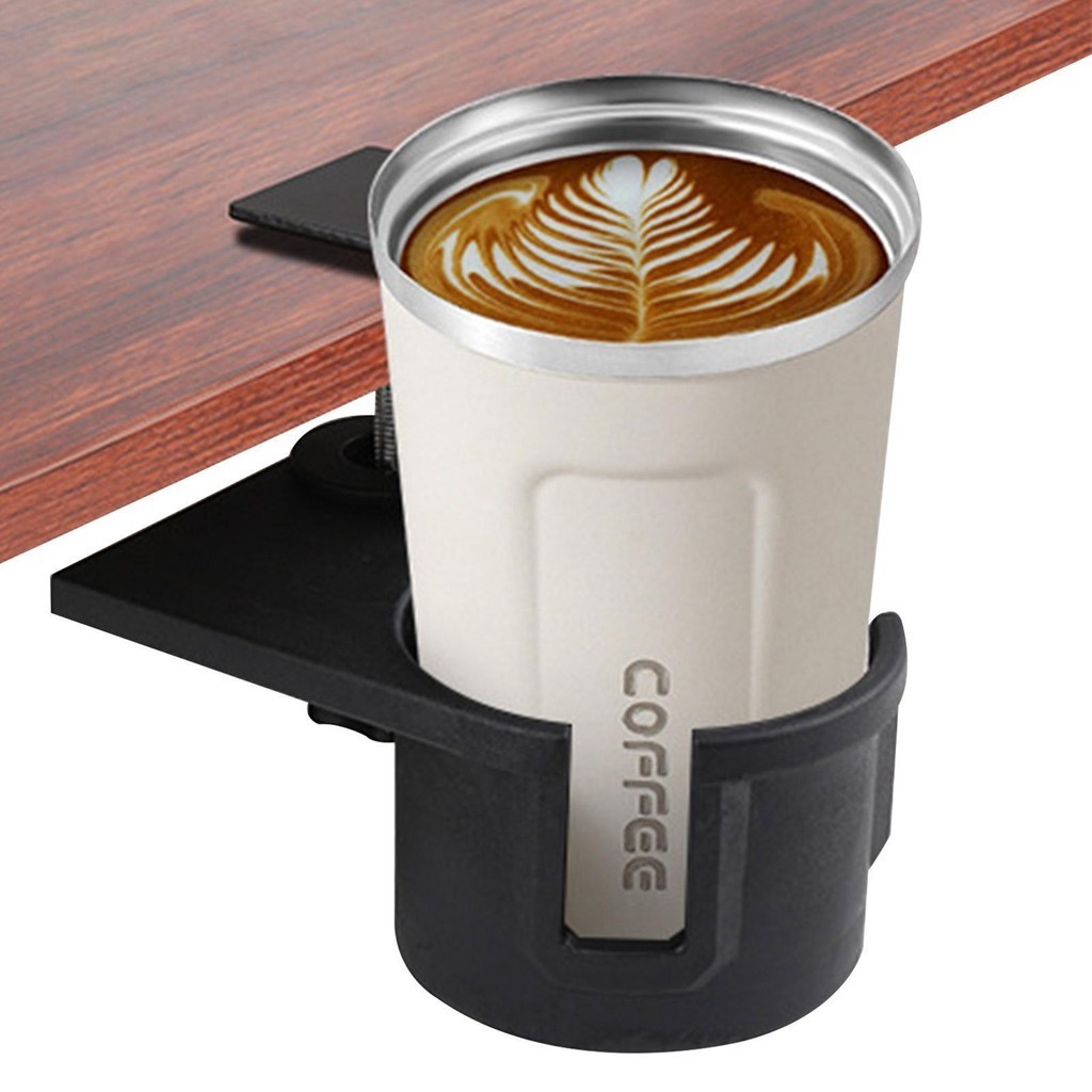 Table Cup Holder Anti-Spill Cup Bracket Stand Hook U-Shaped Groove ...
