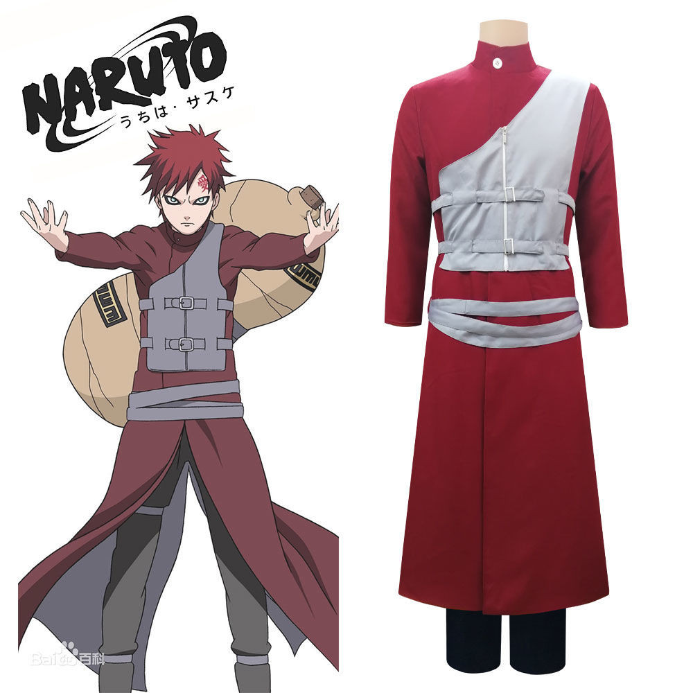 Naruto Anime Costume cosplay Costume Fifth Generation Fengyin Gaara cos ...