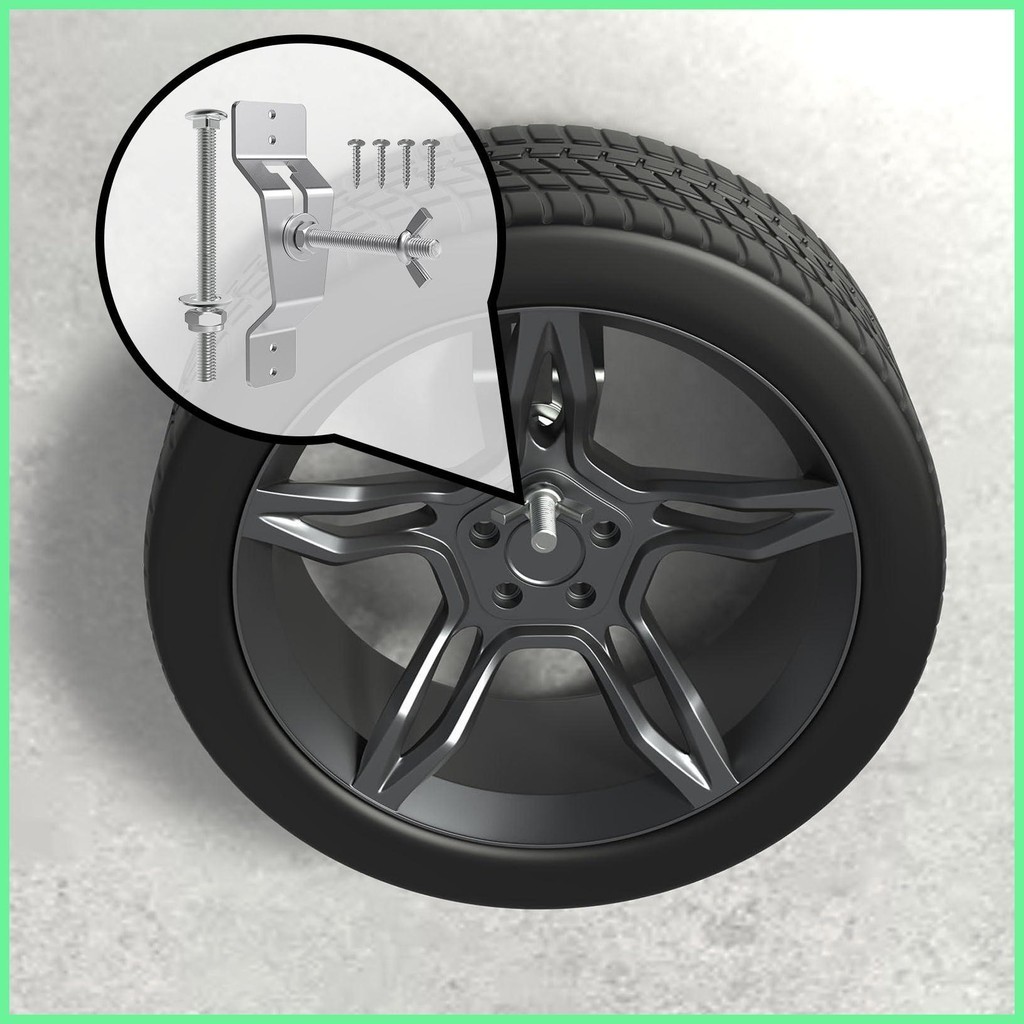 Wheel Tire Bracket Rack for Trailer Wall Mounted Spare Tire Rack Mount ...