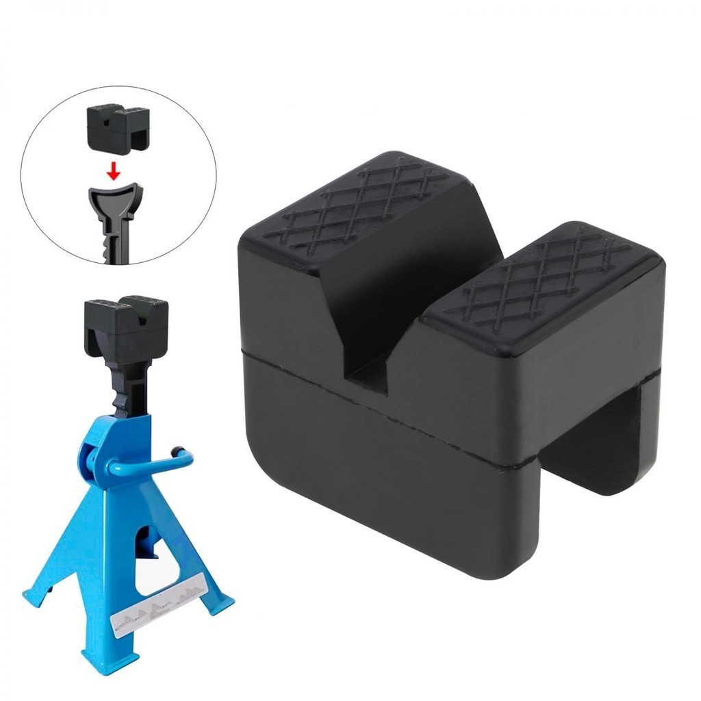 Universal Jack Pad Anti-Slip Floor Slotted Car Lift Jack Stand Rubber ...