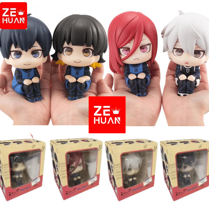 10cm Blue Lock Anime Figure Look Up Isagi Yoichi/Nagi Seishiro Action ...