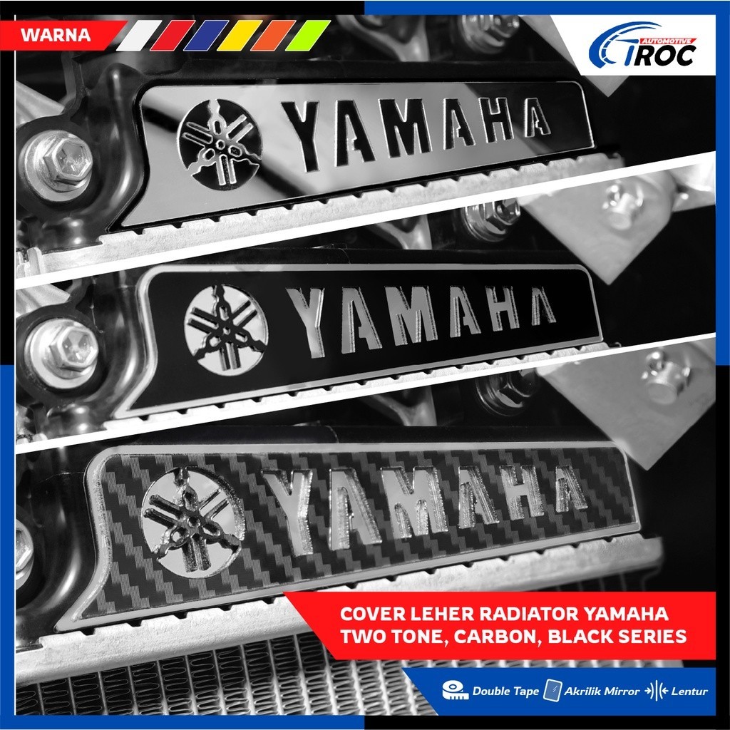 YAMAHA RADIATOR NECK GARNISH COVER AEROX NMAX LEXI ACCESSORIES TWO TONE ...
