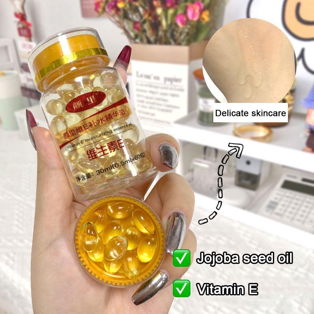 Vitamin E Essence Oil E Milk Combo Hydrating 60 Capsules Facial Throwing Liquid Skin O3 | Shopee ...