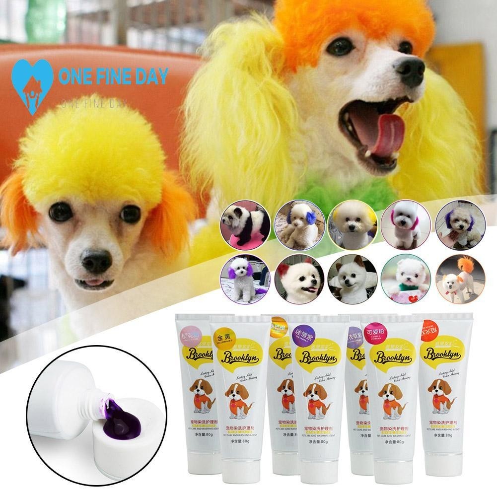 Pet Colouring Paste Dyeing Cream Hair Color Dyeing Tool Cat And Dog ...