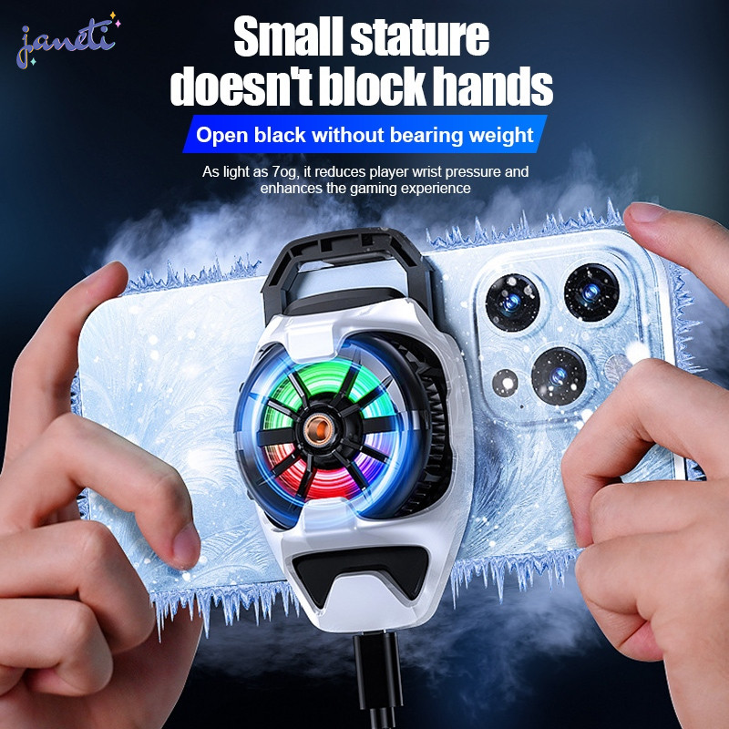【Janeti.PH】Memo DL22 Phone Cooler RGB Universal Portable Gaming Mobile ...