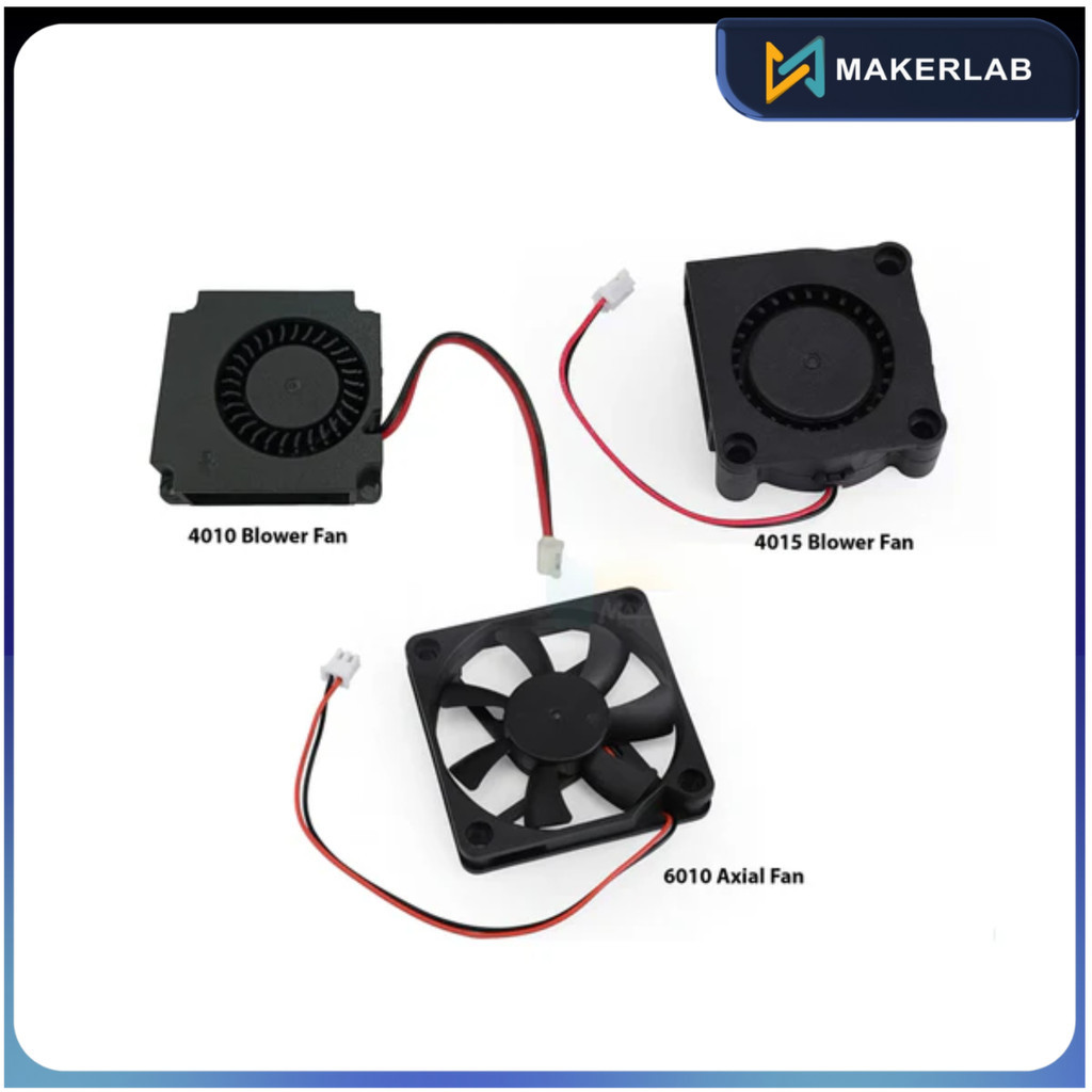 Elegoo Neptune 3 Max Blower Fan 4010 4015 & Axial Fan 6010 Replacement ...