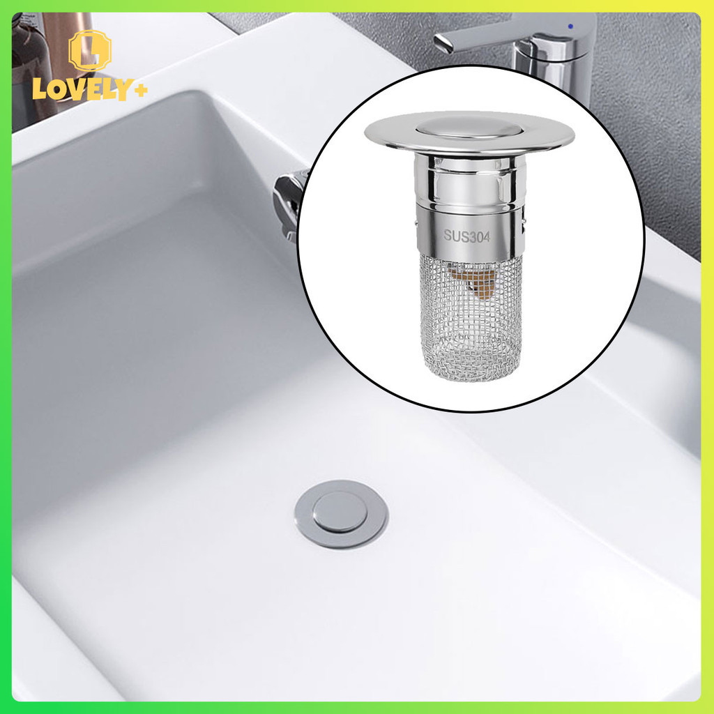 Stainless Steel Pop-up Wash Basin Leak Plug 2 In1 Stainless Steel ...