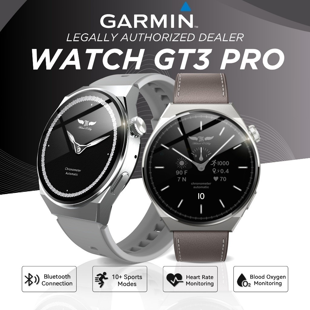 Garmin GT3 Pro Smart 1.39 Inch Touch Screen Sport Watch 5ATM Waterproof ...