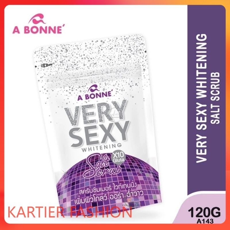 ( A143 ) Abonne Very Sexy Whitening Salt Scrub 120g | Shopee Philippines
